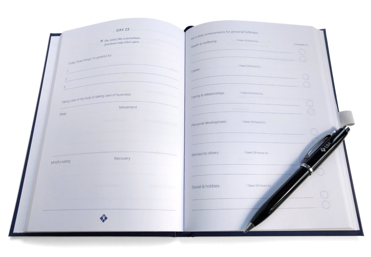 The Business Athlete Progress Journal • Energizing The Business Athlete